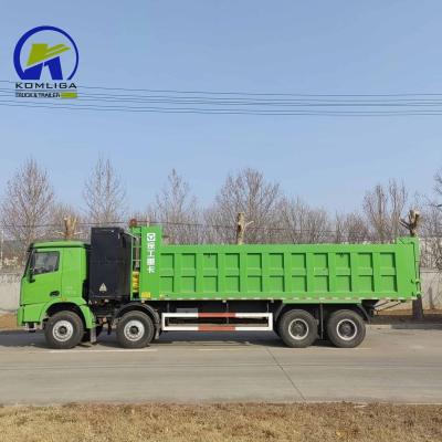 Cina Camion spazzatura usato Sinotruk HOWO 8X4 Sedile del carrello con ribaltatore ≤5 Sostituzione dei pezzi di ricambio tecnici in vendita