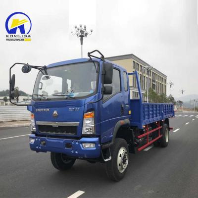 中国 Sinotruk 4X2 6ホイール 5トンの小型小型軽貨 トラック Yn4102qbzlエンジンモデル 販売のため