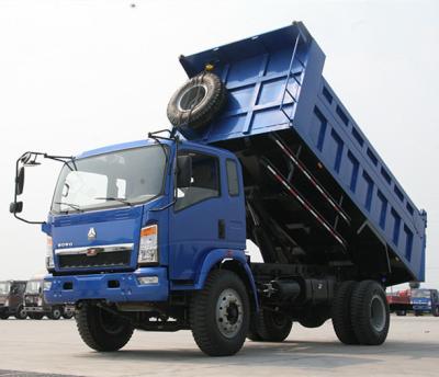 China Sinotruk HOWO Homan 4X2 4X4 dumptruck met vooras 2,4 ton en achteras 4,2 ton Te koop