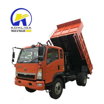 China Hoog laadvermogen Sinotruk HOWO Homan 4X2 dumptruck met 120L tankvermogen Te koop