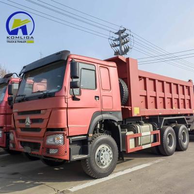 中国 中古用ダンプトラック シノトラック HOWO 35トン 6X4 ターパートラック エンジン容量 8L 販売のため