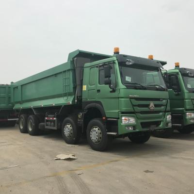 中国 Hw76 キャビ Sinotruk 12 輪 50 トン HOWO ティッパー 建設材料用ダンプトラック 販売のため