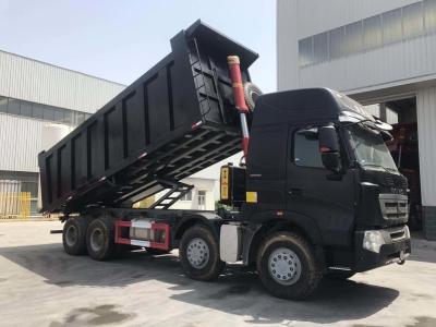中国 中古 シノトラック 8X4 12 輪 50 トン HOWO トップパー ダンプ トラック フロント 液圧 リフティング 販売のため