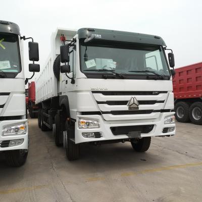China 1200r20 Radiale banden 8X4 12 wielen Sinotruk HOWO Gebruikte dumper truck Tipper truck voor 3 Te koop