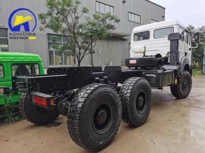 China Ng80b Long Cab en Single Sleeper 6X4 10wheeler Beiben Cargo Truck Chassis voor de markt Te koop