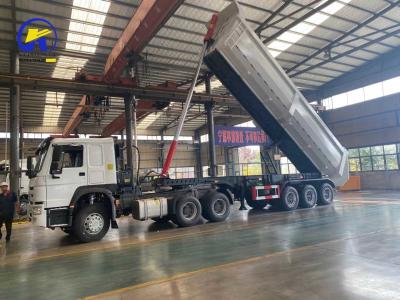 China 3 eixos Tri-Axle 40cbm Sinotruk Dump Trailer Personalização e solicitação personalizável à venda