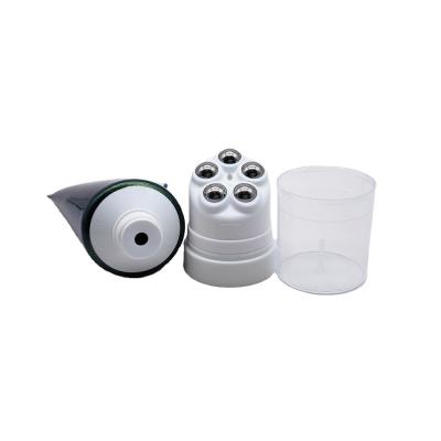 China D40 50MM Shampoo Body Scrub Plastic Pre Roll on Deodorant Packaging Tube Screw Top Metal Ball for sale
