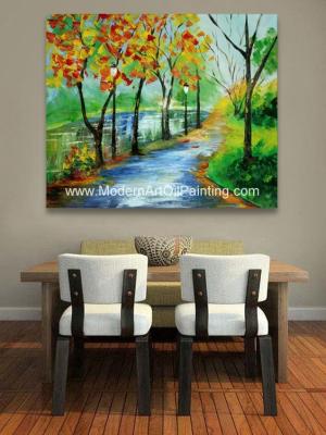 Chine Abrégé sur lumineux Art Oil Painting For Neo moderne - les espaces classiques paysage de style à vendre