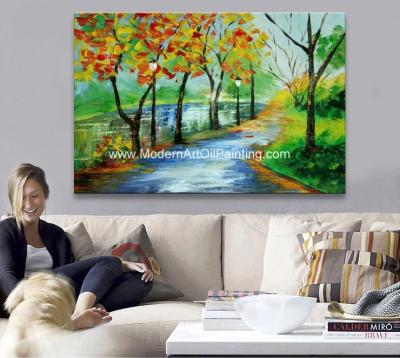 Chine Abrégé sur lumineux Art Oil Painting For Neo moderne - les espaces classiques paysage de style à vendre