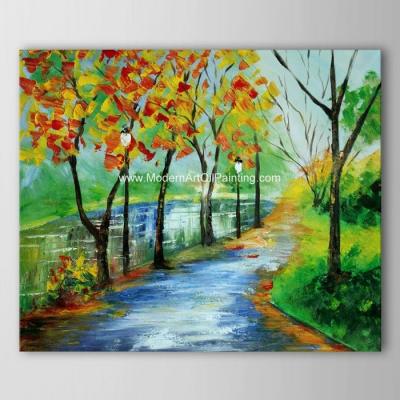 Chine Abrégé sur lumineux Art Oil Painting For Neo moderne - les espaces classiques paysage de style à vendre