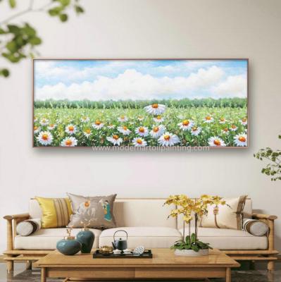 Chine Résumé Art Painting, art de fleur, couteau de palette Art Paintings, art de mur de salon, toile Art Painting pour la chambre à coucher à vendre
