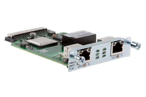 VWIC3-2MFT-T1-E1-Cisco-2-haven-T1-E1-Multiflex-boomstam-stem-WAN-interface-kaart