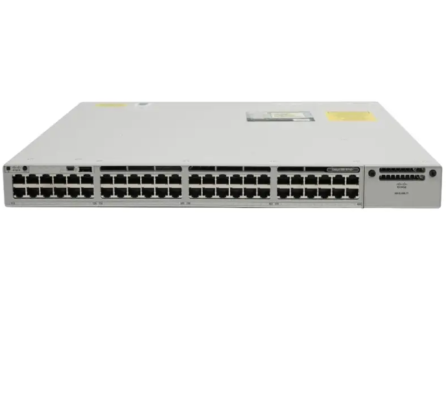 Front view of C9300-48P-E Catalyst 9300 switch