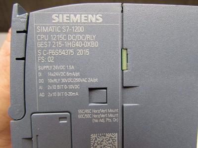 China 6ES7 215-1HG40-0XB0 SIMATIC S7-1200 CPU 1215C 6ES7215-1HG40-0XB0 Te koop