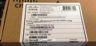 China Cisco-van de de Modemstem DSP van Routermodules PVDM3-64 de modules van de de Modulerouter Te koop