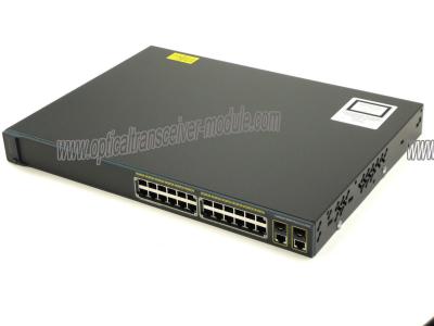 China Interruptor de la fibra óptica del catalizador de WS-C2960+24PC-L Cisco, interruptor de Ethernet con el puerto de la fibra en venta