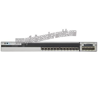 China Interruptor WS-C3750X-12S-S de la red de Ethernet de Cisco con la fuente de corriente ALTERNA 350W en venta