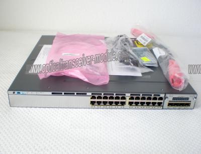 중국 이더네트 네트워크 스위치 WS-C3750X-24P-L 24 항구 Cisco SFP 팽창 슬롯 유형 판매용