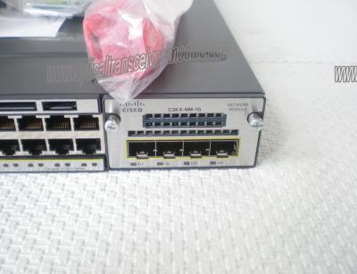 China Interruptor de red de Cisco ahorro de la energía 1000Mbps/1Gbps de WS-C3750X-24P-S en venta