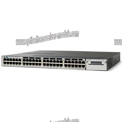 Chine Port à fibres optiques entièrement contrôlé du commutateur WS-C3750X-48P-L 48 PoE de Cisco de réseau à vendre