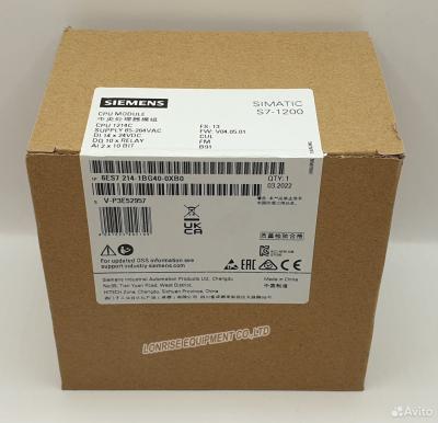 China Nueva CA original de la CPU del acuerdo de la CPU 1214C de 6ES7214-1BG40-0XB0 Siemens S7-1200/DC/RLY a bordo de la entrada-salida en venta