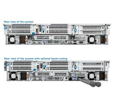 중국 데 ll 파워 에지 R760 랙 서버 메인스트림 2U 듀얼 인텔 엑소 16x 2.5" SAS/SATA 8x NVMe 다이렉트 판매용