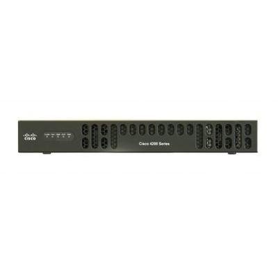 중국 시스코 ISR 4221 SEC 펀들 SEC Lic 35Mbps 75Mbps 시스템 처리량, 2 WAN/LAN 포트 판매용
