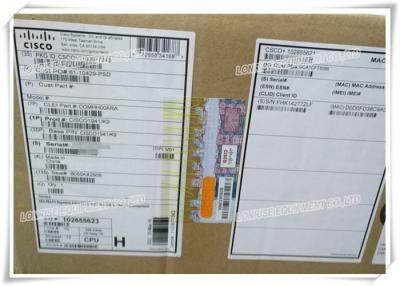 China Router 1941 w/2 GE, 2 ranuras de EHWIC, 256MB CF, base del cortafuego de red CISCO1941/K9 del IP en venta