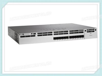China Catalizador 3850 del interruptor WS-C3850-12S-E de la red de Ethernet de Cisco 12 servicios del IP de GE SFP del puerto en venta