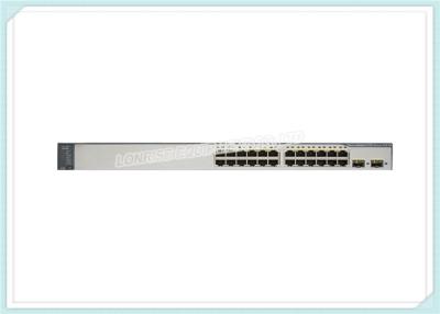 中国 Ciscoの触媒スイッチWS-C3750V2-24TS-S層3 - 24 x 10/100イーサネット ポート-のIPの基盤 販売のため
