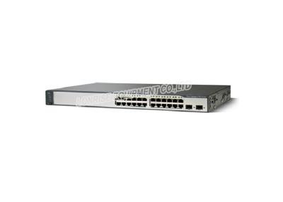 中国 Ciscoの触媒スイッチWS-C3750V2-24TS-S層3 - 24 x 10/100イーサネット ポート-のIPの基盤 販売のため