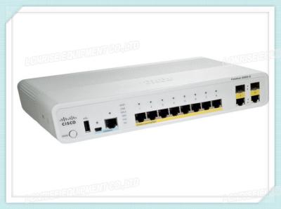 China El FE PoE 2 x del interruptor 8 de la red de Ethernet del interruptor WS-C2960C-8PC-L de Cisco dual Uplink la base del Lan en venta