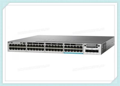 China Ethernet UPOE de la capa 3 - 48 del interruptor del catalizador WS-C3850-48U-E de Cisco * 10/100/1000 vira apilable manejada del servicio del IP hacia el lado de babor en venta