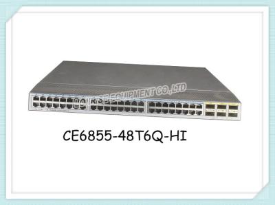 China Interruptor de red de Huawei CE6855-48T6Q-HI 48-Port 10GE RJ45,6-Port 40GE QSFP+, sin la fan y el módulo de poder en venta