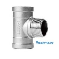 Quality 304 Stainless Steel Casting Tee Threaded NPT Class 150 Fitting for sale
