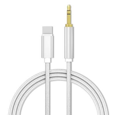 Κίνα Τύπος Γ Jack 3.5mm ακουστικό καλώδιο 1m ακουστικών AUX καλωδίων USB Γ μήκος προς πώληση