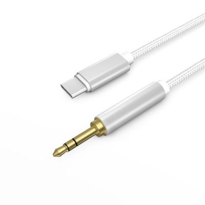 Κίνα Τύπος Γ Jack 3.5mm ακουστικό καλώδιο 1m ακουστικών AUX καλωδίων USB Γ μήκος προς πώληση