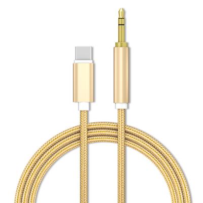Κίνα Τύπος Γ Jack 3.5mm ακουστικό καλώδιο 1m ακουστικών AUX καλωδίων USB Γ μήκος προς πώληση