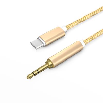 Κίνα Τύπος Γ Jack 3.5mm ακουστικό καλώδιο 1m ακουστικών AUX καλωδίων USB Γ μήκος προς πώληση