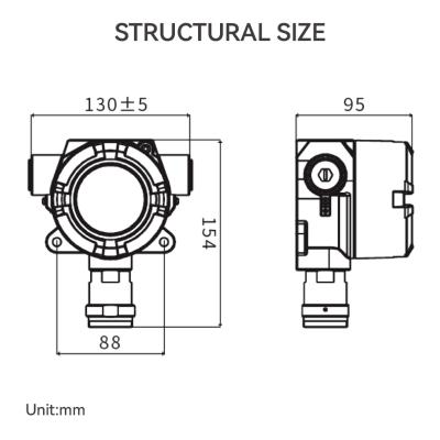 China Industrial Gas Detector - ATEX & SIL2 Certified High-Precision 4-20mA/RS485 IP66 Waterproof for Hazardous Areas for sale