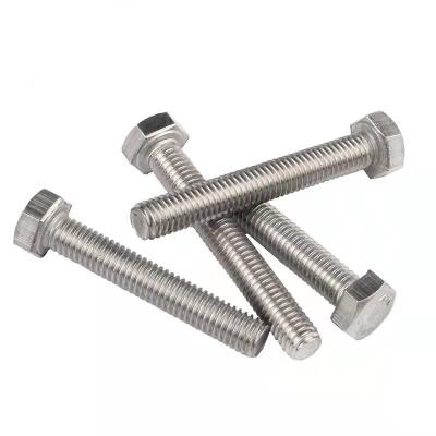 China Din931 Stainless Steel Hexagon Bolt Factory Export Ss304 Ss316 Hex Bolt Din933 for sale