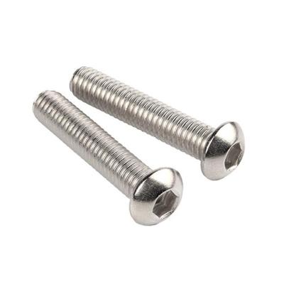 China SS304 Stainless Steel Hex Socket Button Head Screw A2-70 Pan Head Socket Bolt for sale