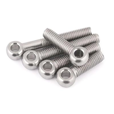 China SS304 Eye Bolt with Hole Connection Bolt DIN444 Round Head Eye Screw for sale