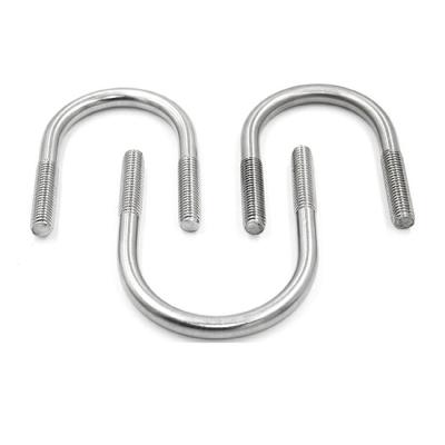 China Carbon Steel Stainless Steel Clamp U-bolt Galvanized Anchor Bolt Grade 4.8 / 8.8 / 10.9 / 12.9 U-bolt for sale