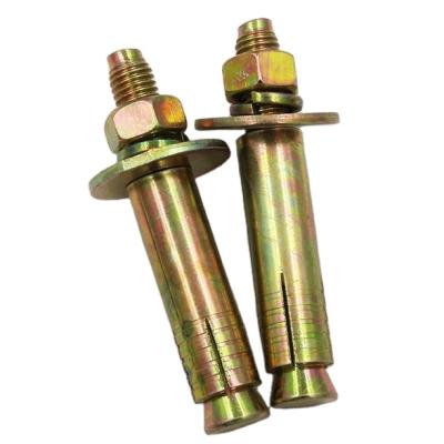 China Color Zinc-plated Expansion Anchors Bolts M6-M16 High Quality Standard Fasteners Anchor Bolts for sale