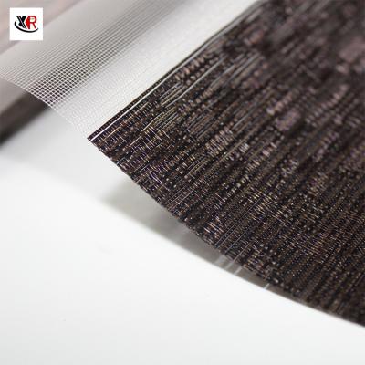 Cina Day And Night Zebra Fabric Double Layer Blinds Blackout Zebra Blinds Fabric in vendita