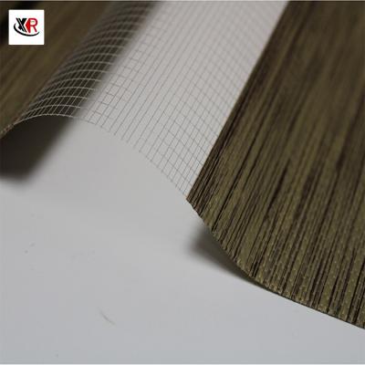 Cina Day and Night Blackout Hot Sale Grain Home Decoration Curtain Zebra Blind Roller Blind Fabric in vendita