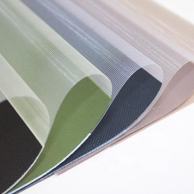 Cina Double Semi-blackout Venetian Blind for Windows Window Roller Zebra Blinds Shades Shutters in vendita
