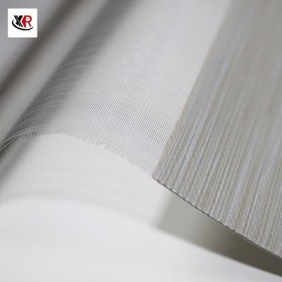 China High Quality Latest customize Filigree Linen Like Blackout zebra blinds fabric zu verkaufen