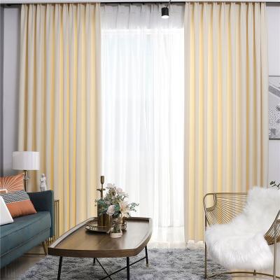 Cina China Hot Selling 100% Polyester Fabric Blackout Window Curtains For The Living Room in vendita